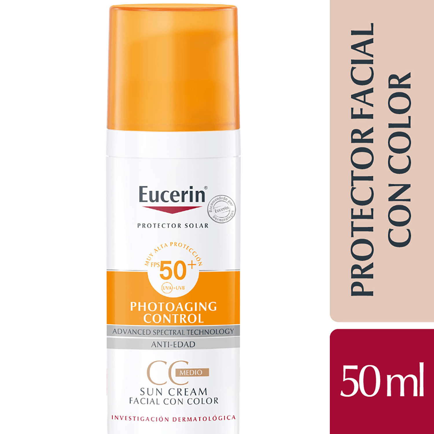 Eucerin Sun Cc Creme Tono Medio Fps 50 50 Ml