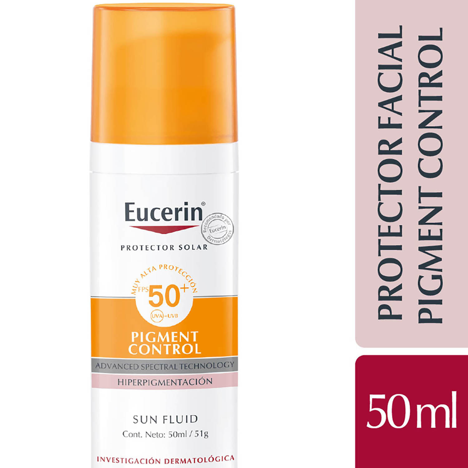 Eucerin Pigment Control Bloqueador Solar Fps 50 50 Ml